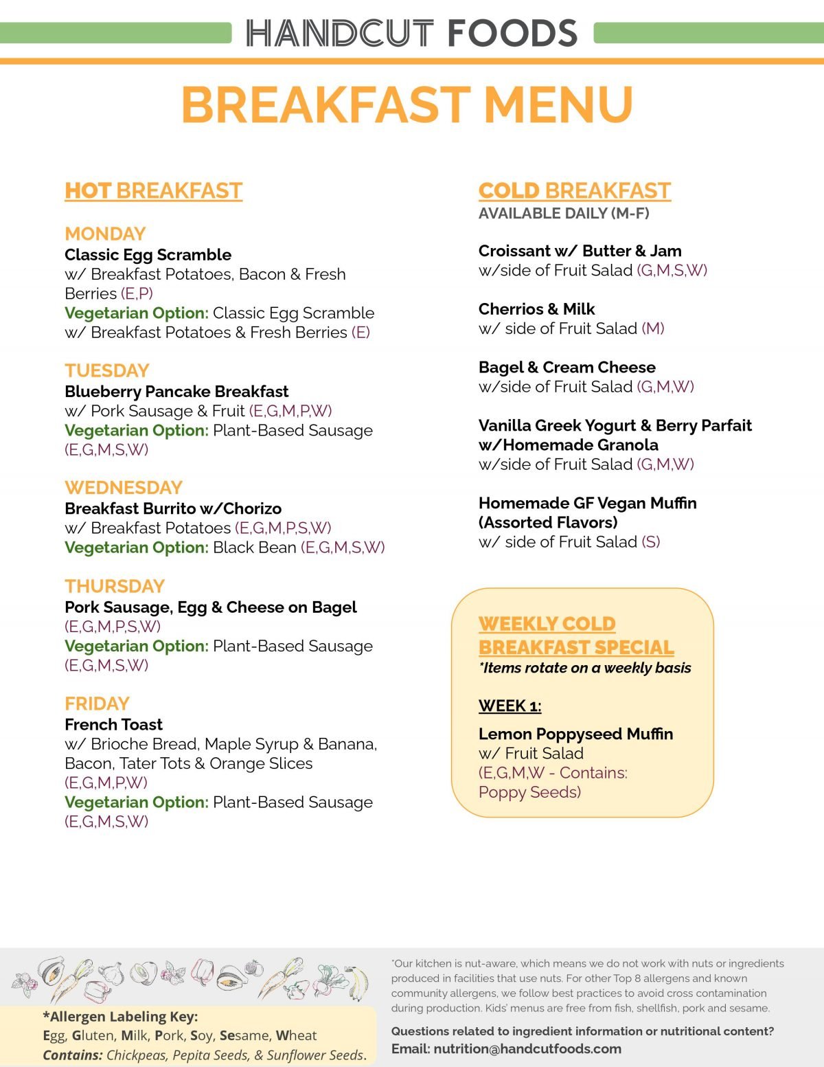 Campus Dining – HandCut Foods